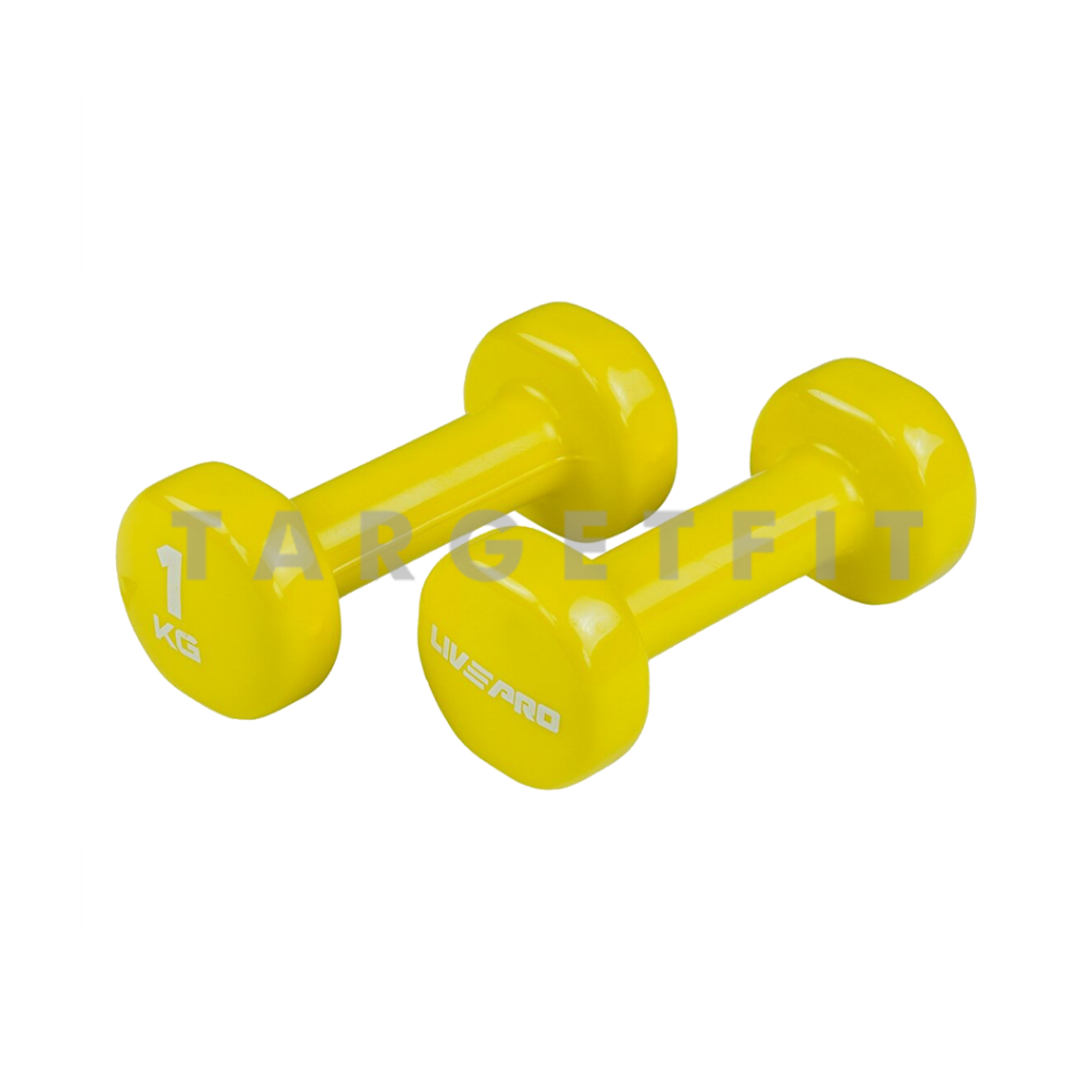 Livepro Colored Studio Dumbbell 1kg - Targetfit